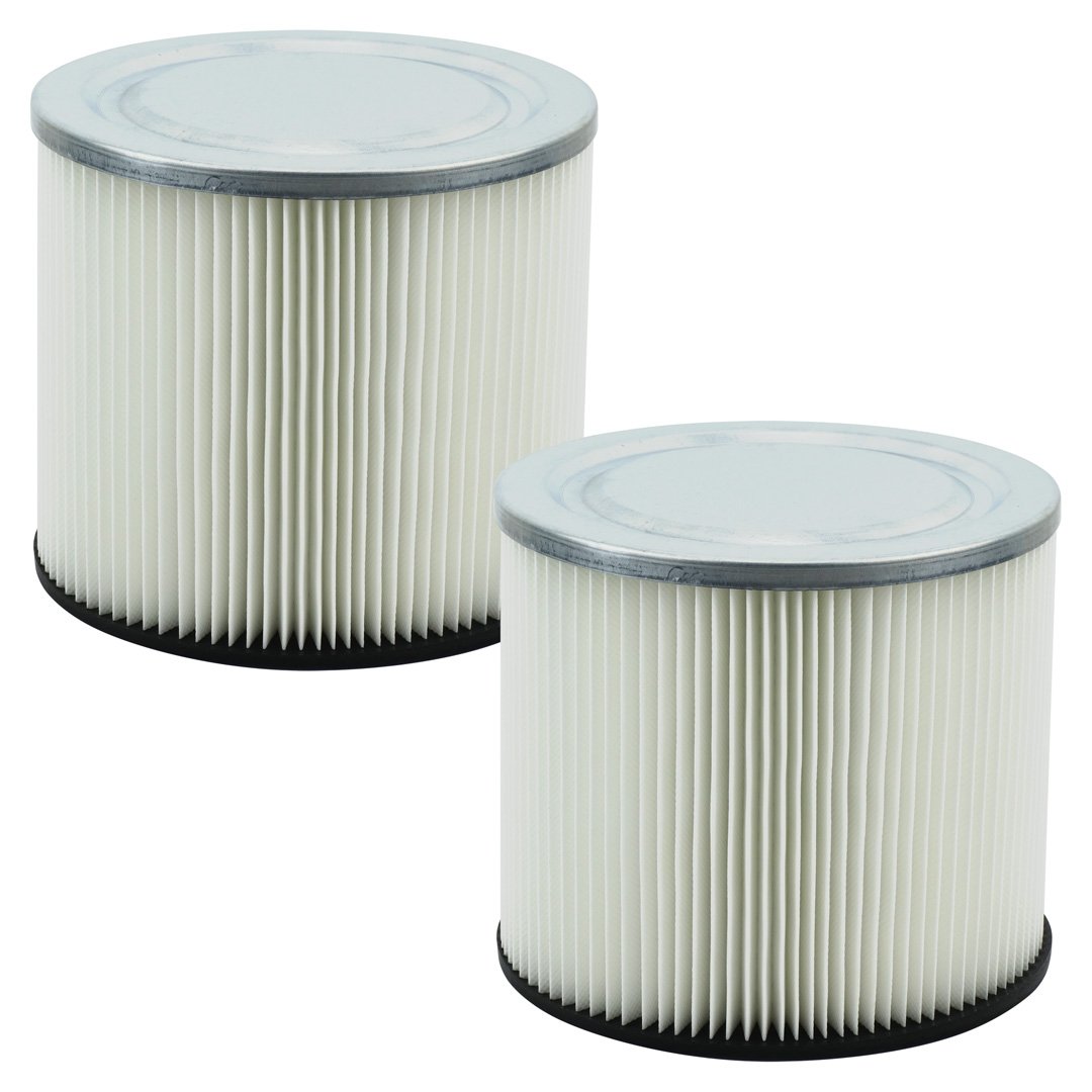 2 Pack Shop-Vac 90304 9030400 Cartridge Filter Replacement Type U fits ...